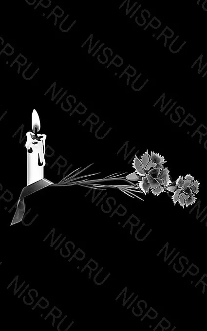 Свеча с гвоздиками 3759. Изображения для гравировки на гранитных памятниках